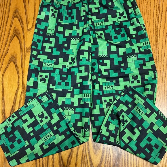 Minecraft | Bottoms | Minecraft Creeper Boys Lightweight Pajama Pants ...